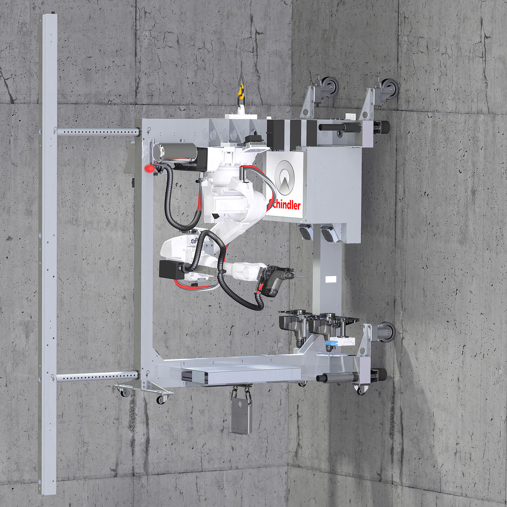 Toekomst liftmonteurs: werken met zelfklimmende robots - VLR Lift- en ...